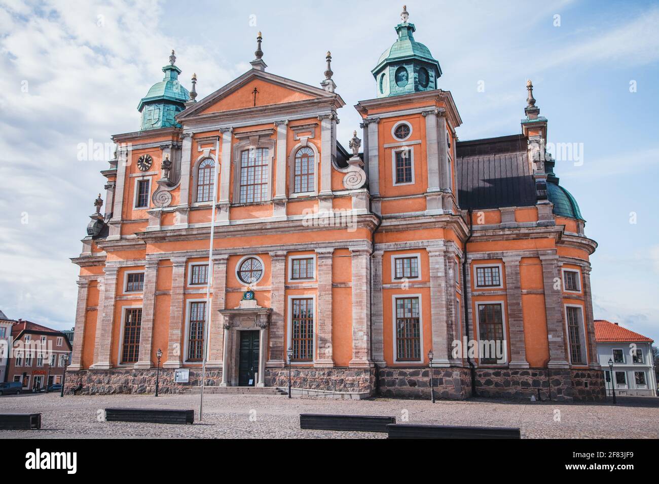 Kalmar Cathedral as seen in Småland, Sweden Stock Photo - Alamy