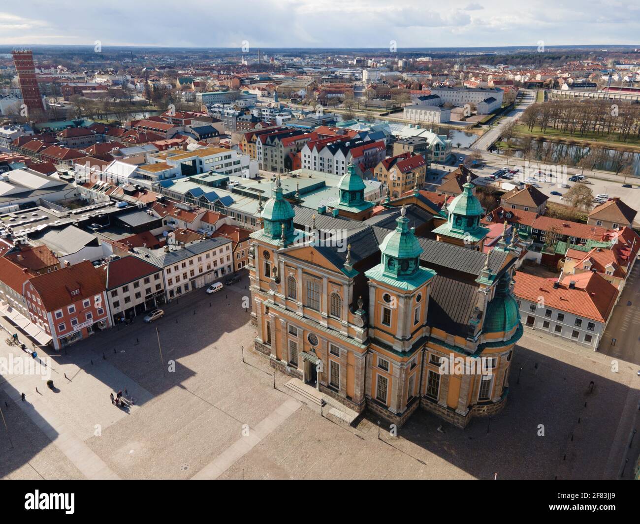 Kalmar Cathedral as seen in Småland, Sweden Stock Photo - Alamy