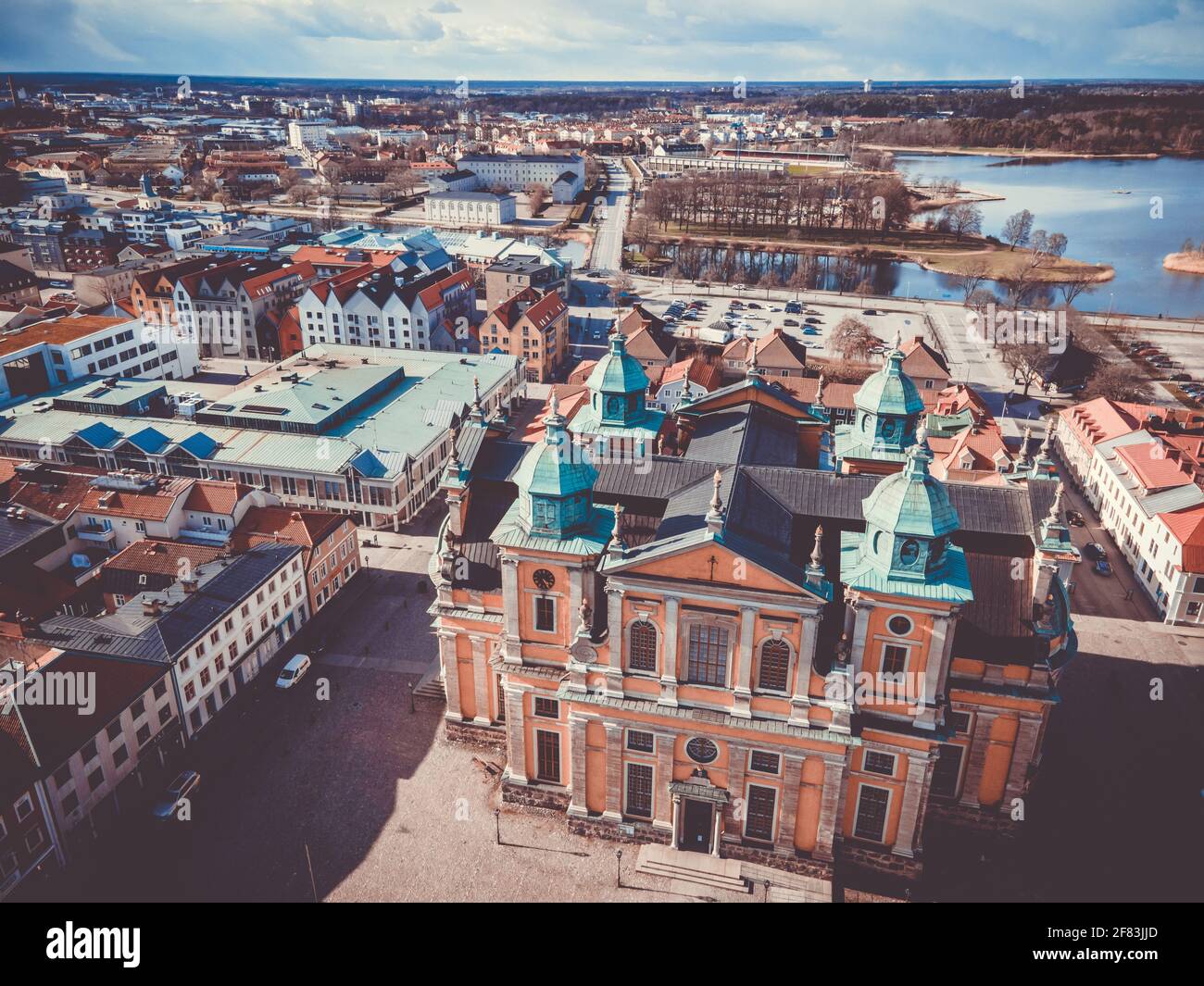 Kalmar Cathedral as seen in Småland, Sweden Stock Photo - Alamy