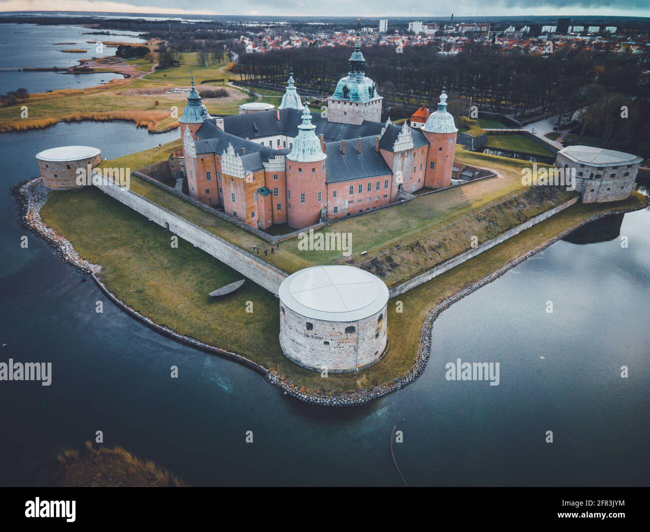 Kalmar Castle (Slott) as seen in Småland, Sweden Stock Photo - Alamy