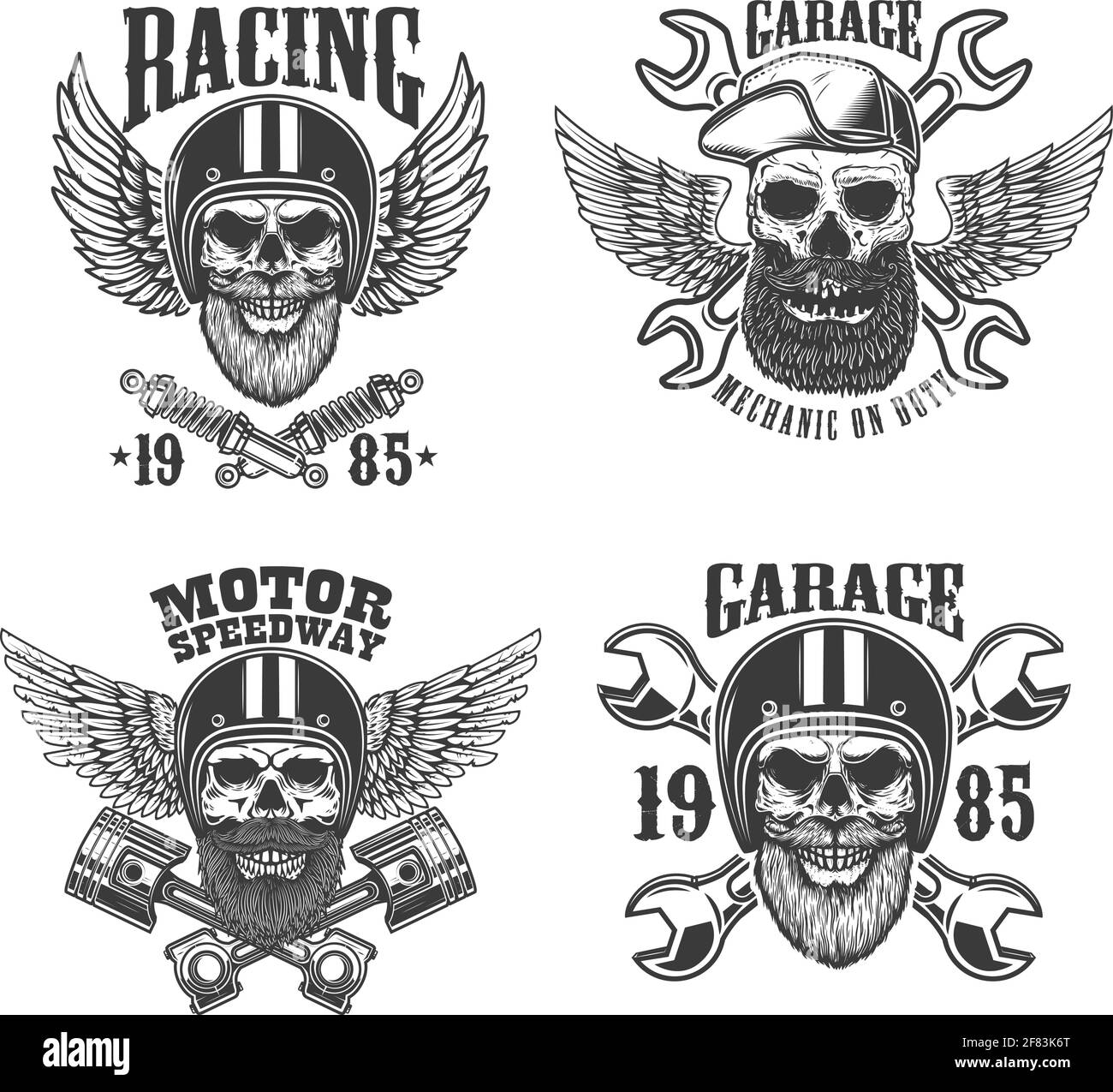 Vintage rider poster set Black and White Stock Photos & Images - Alamy