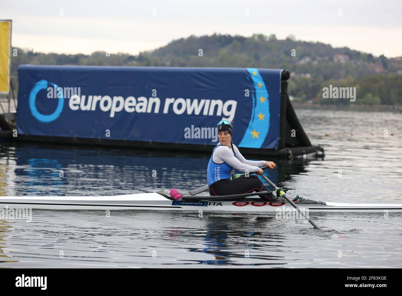 Varese, Italy. 10th Apr, 2021. Elisa Mondelli of Italy competes in the ...