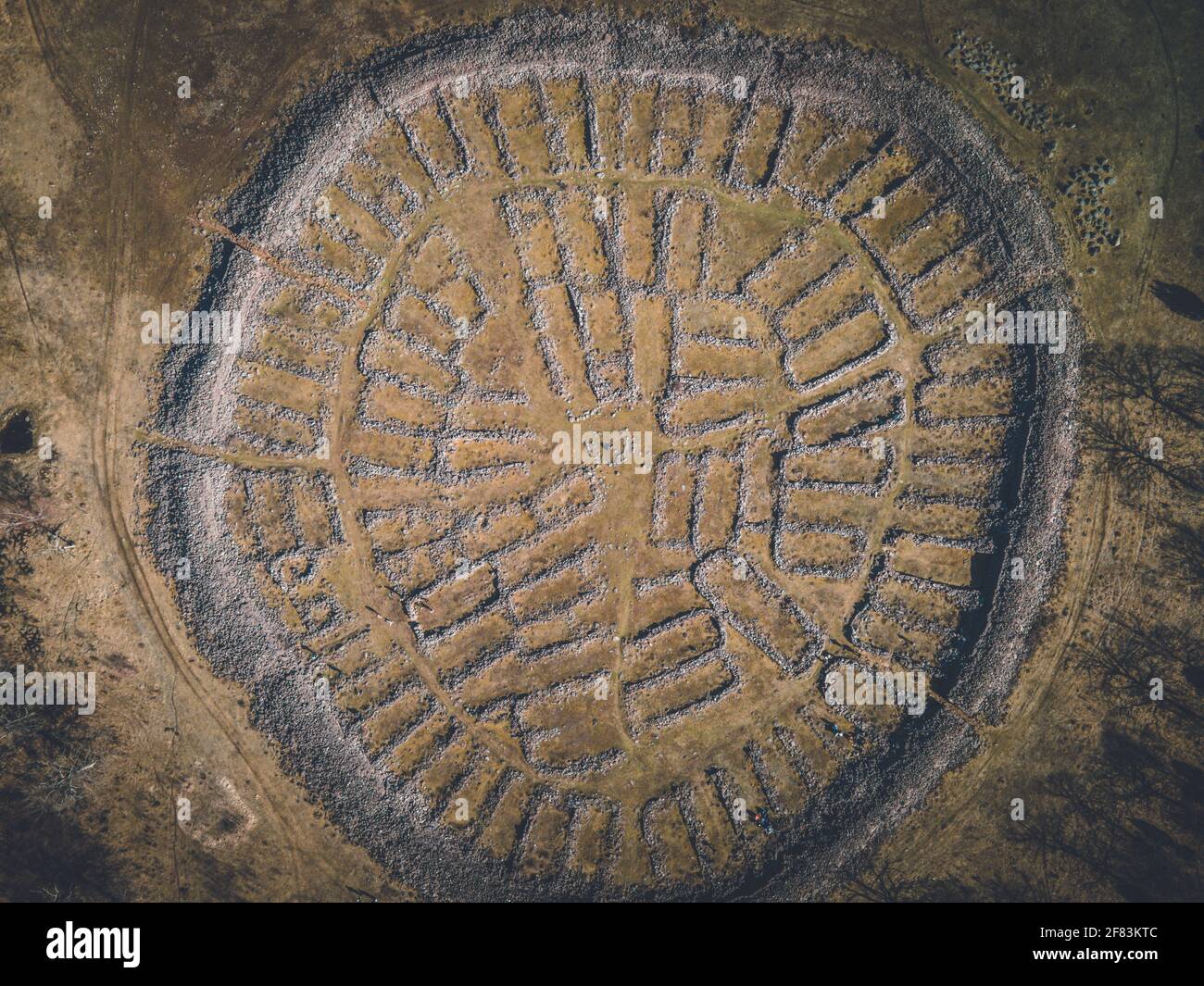 Ismantorp Fortress on the Swedish island of Öland Stock Photo - Alamy