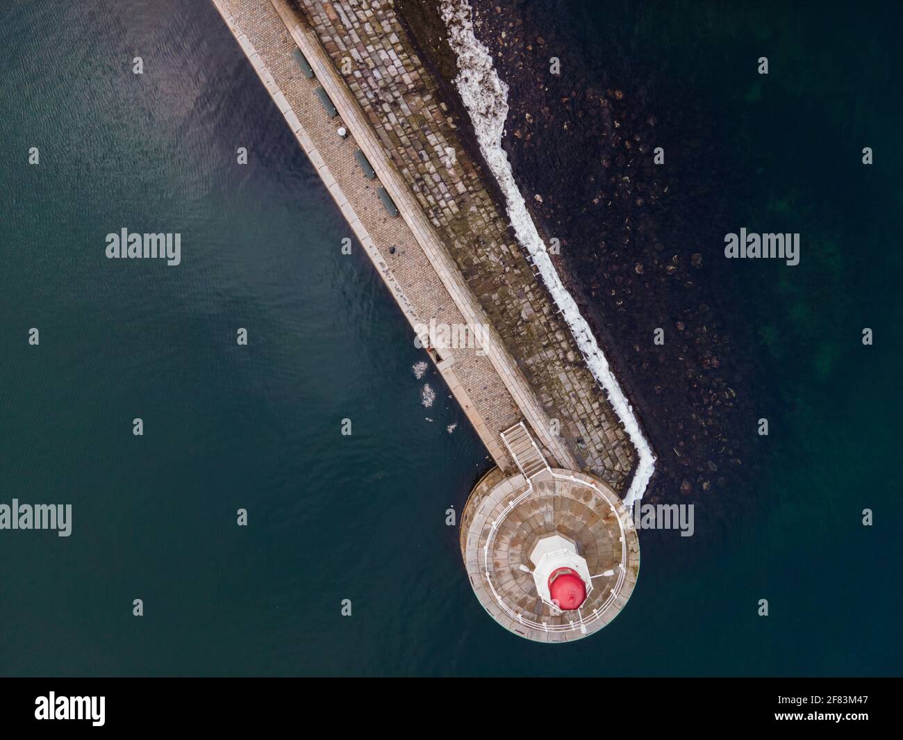 Malmö Lighthouse in Winter in Skåne, Sweden Stock Photo - Alamy