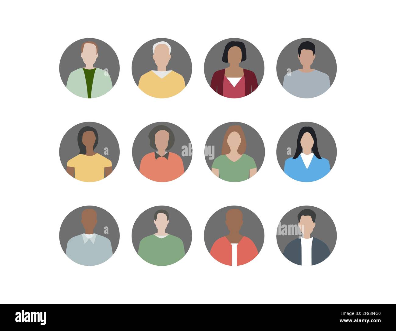 People, person flat icon Vector illustration Stock Vector Image & Art ...