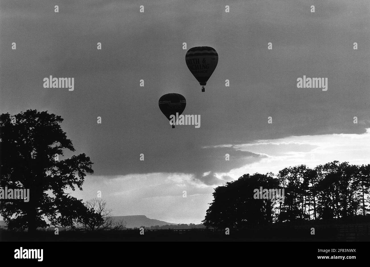 British Open Hot Air Balloon Competition in Yorkshire Stock Photo - Alamy