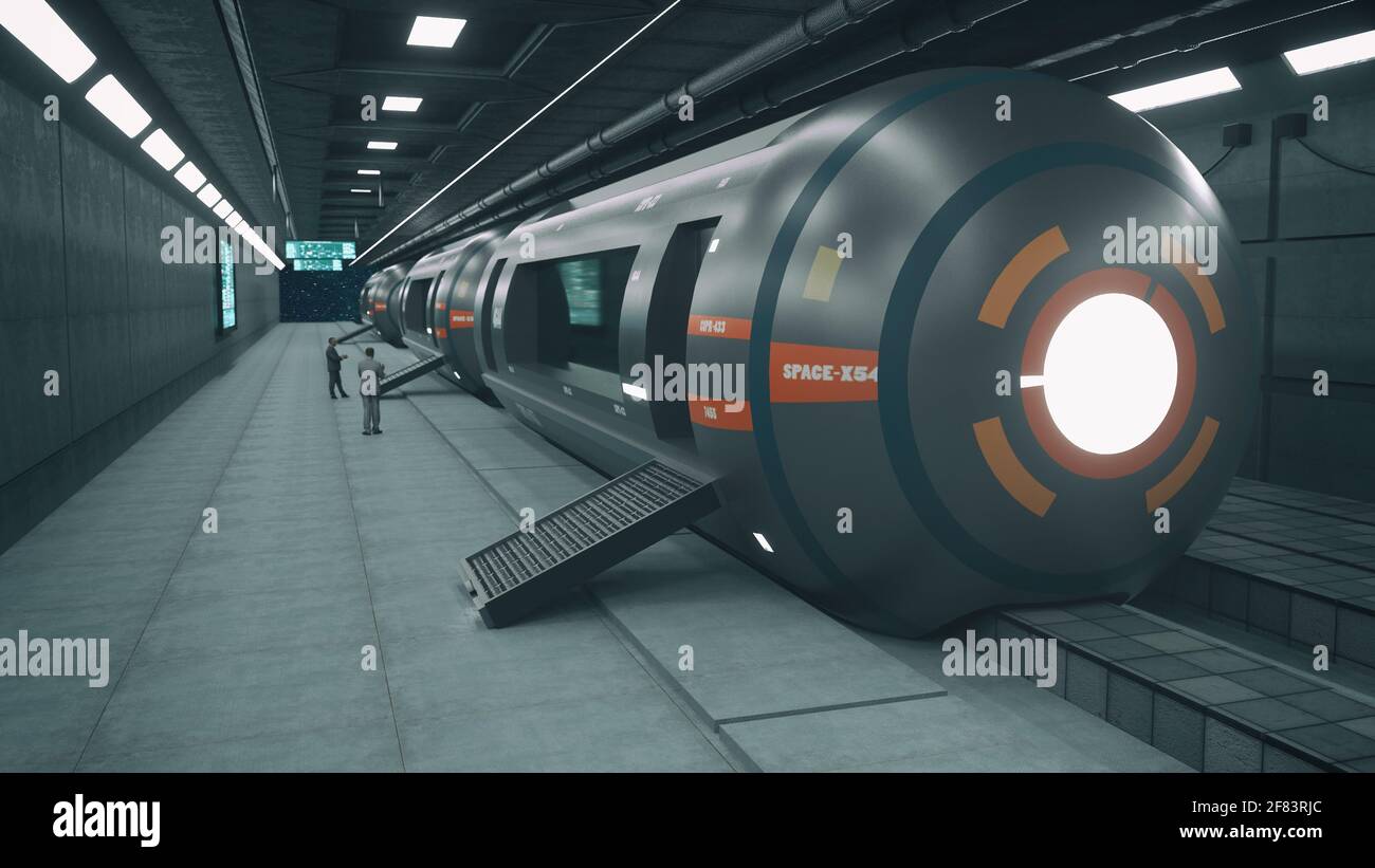 3d render. Icebreaker train and concept Stock Photo - Alamy