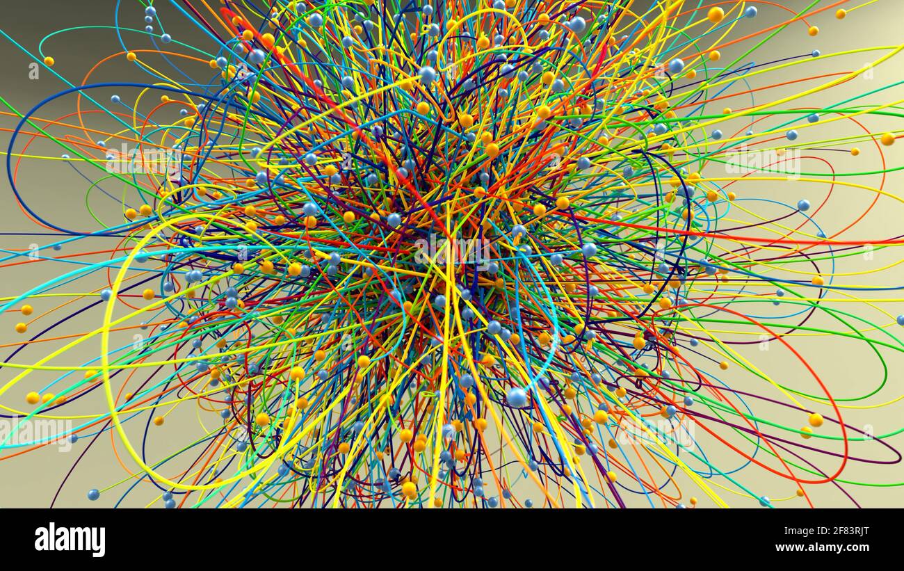 3d render. Abstract colorful background illustration Stock Photo - Alamy