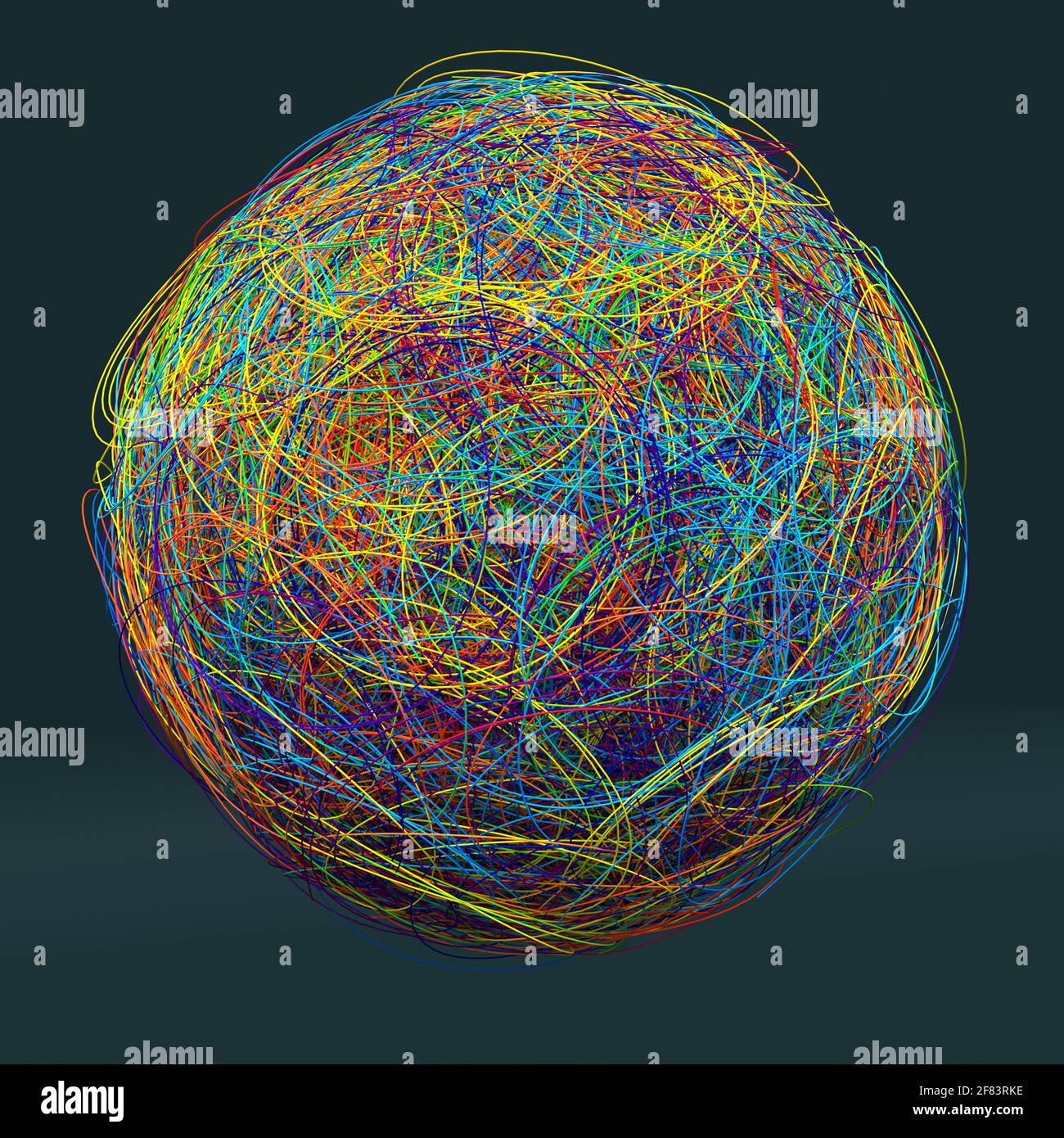 3d render. Abstract colorful background illustration Stock Photo - Alamy