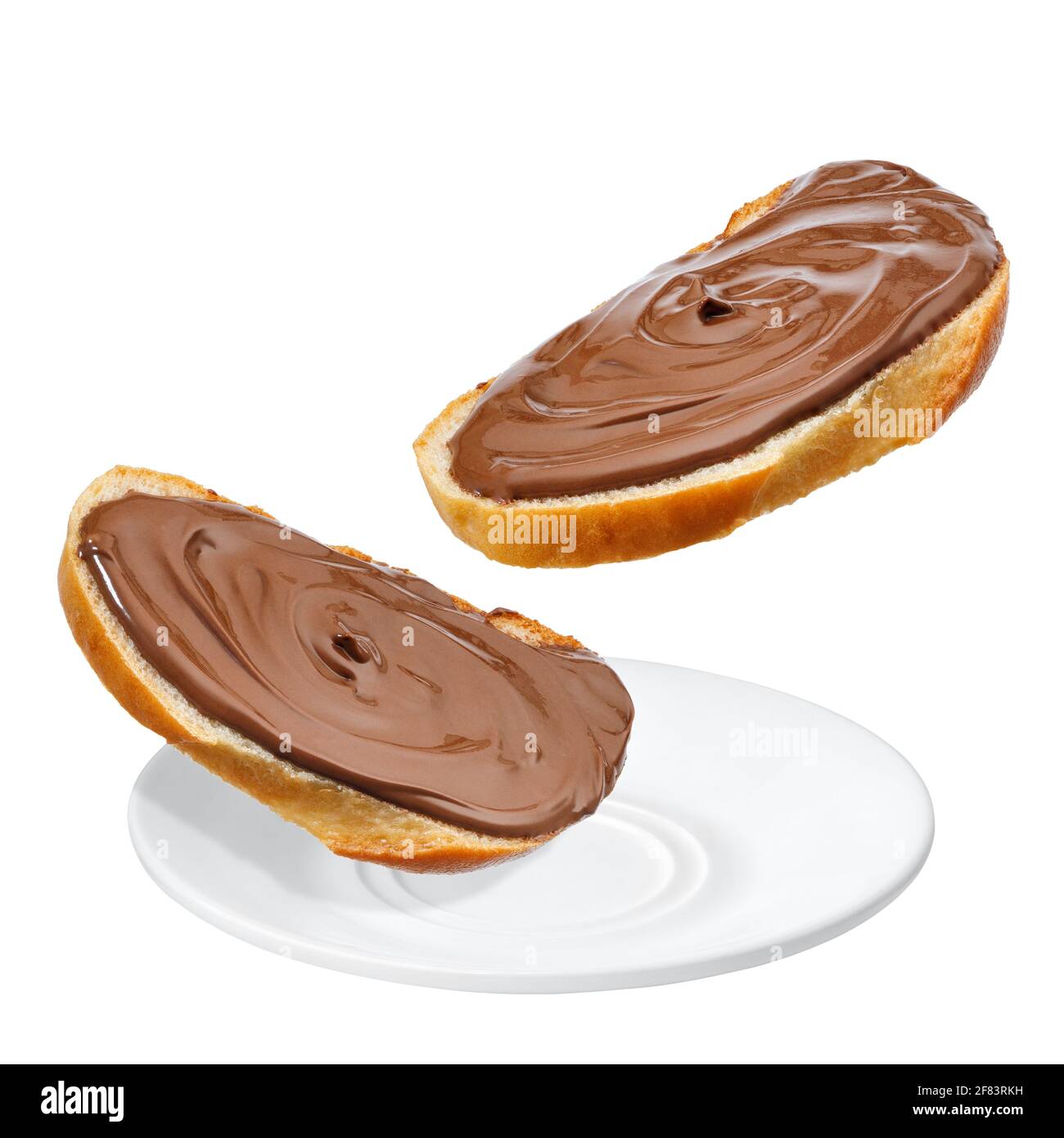 Bread falling flying on Cut Out Stock Images & Pictures - Alamy