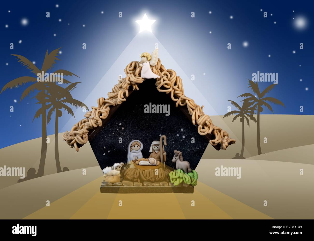 Nativity cartoon hi-res stock photography and images - Alamy