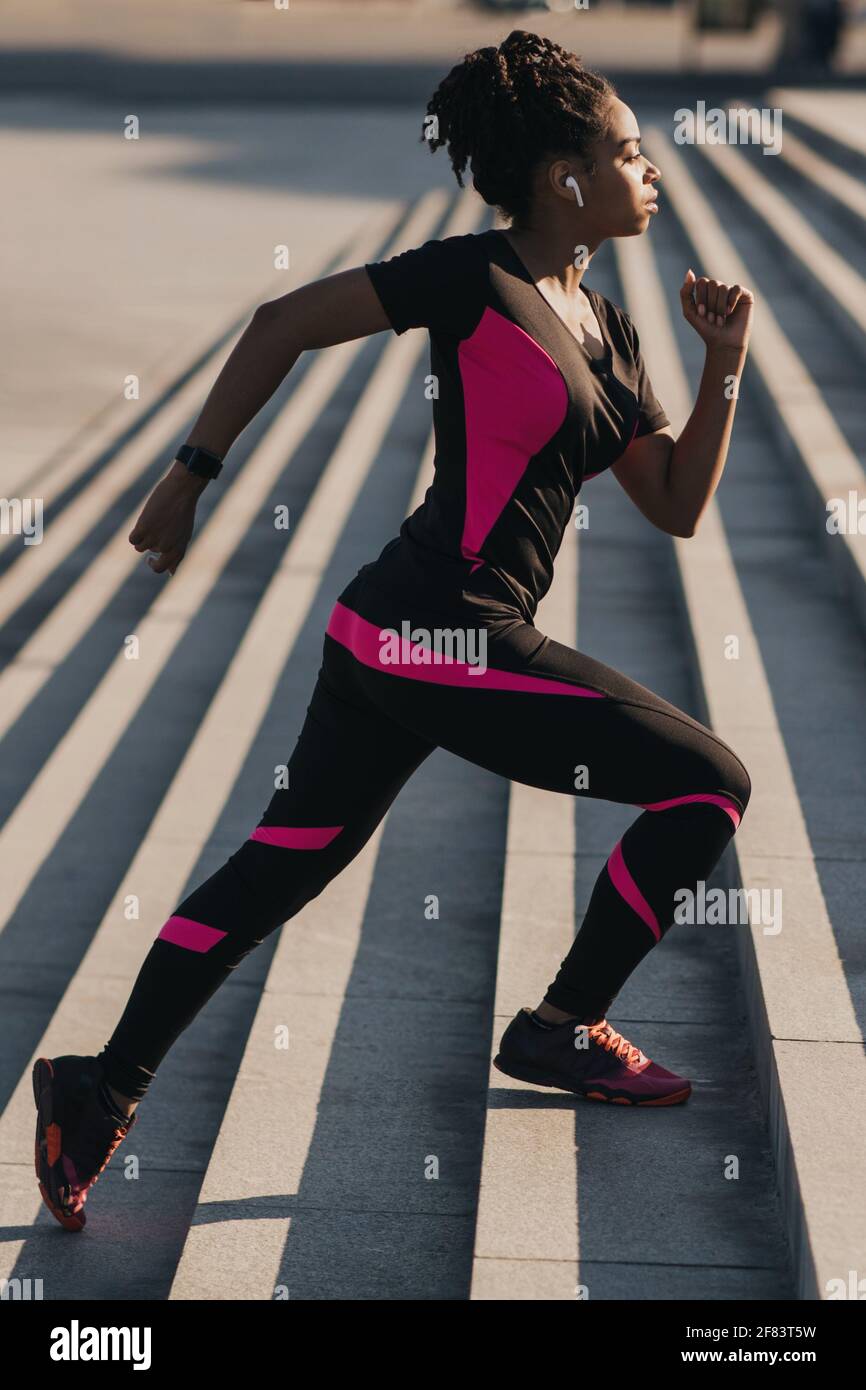 Active healthy lifestyle, exercise on street, body care and workout ...