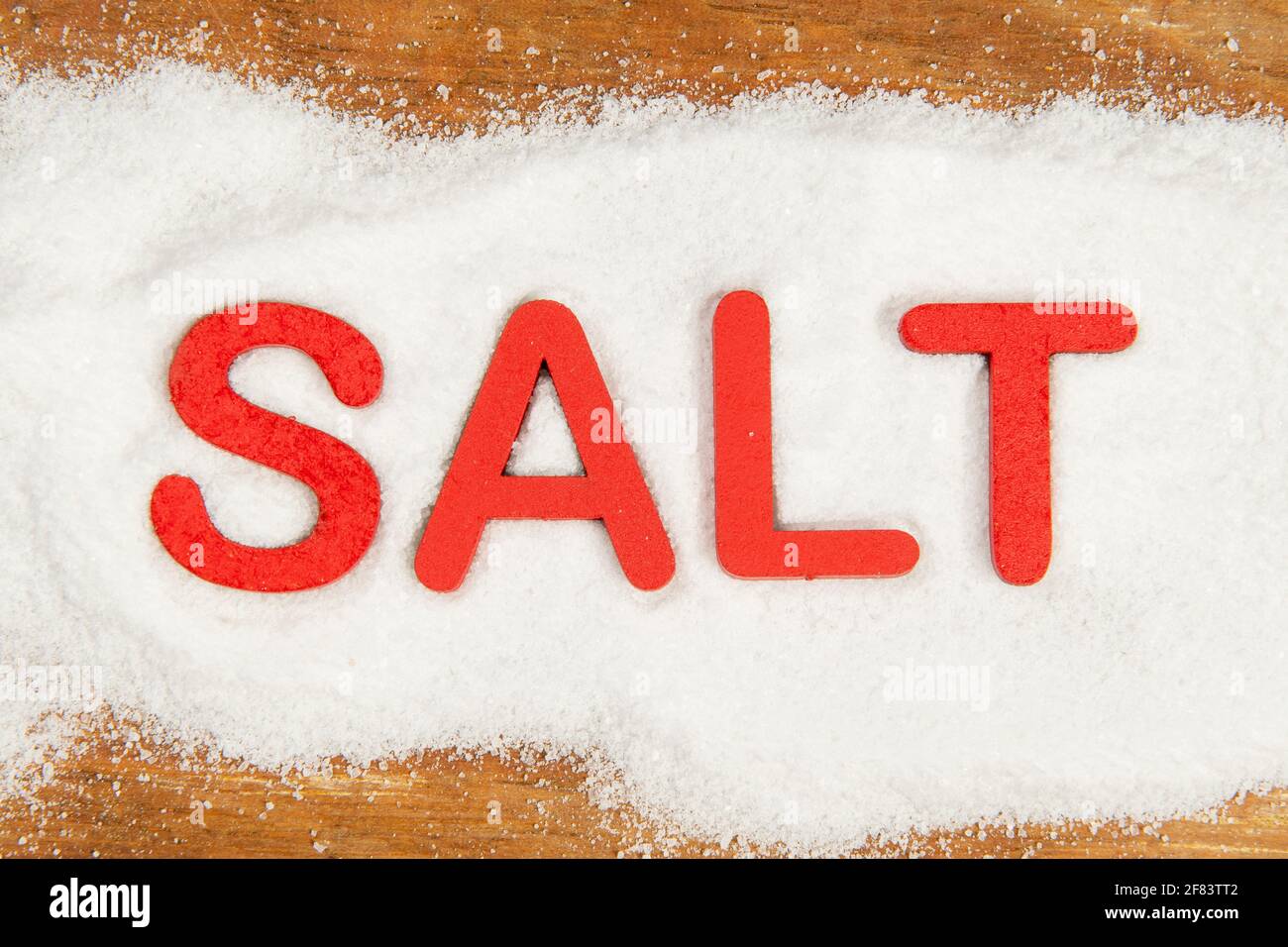 Salt written word hi-res stock photography and images - Alamy