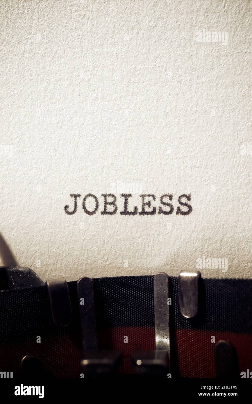 Jobless word hi-res stock photography and images - Alamy