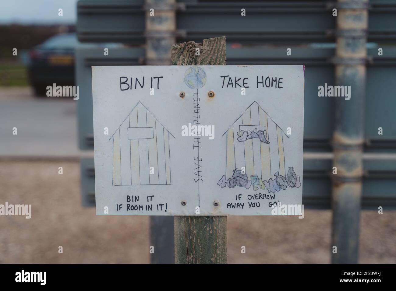 Take your rubbish home sign hi-res stock photography and images - Alamy