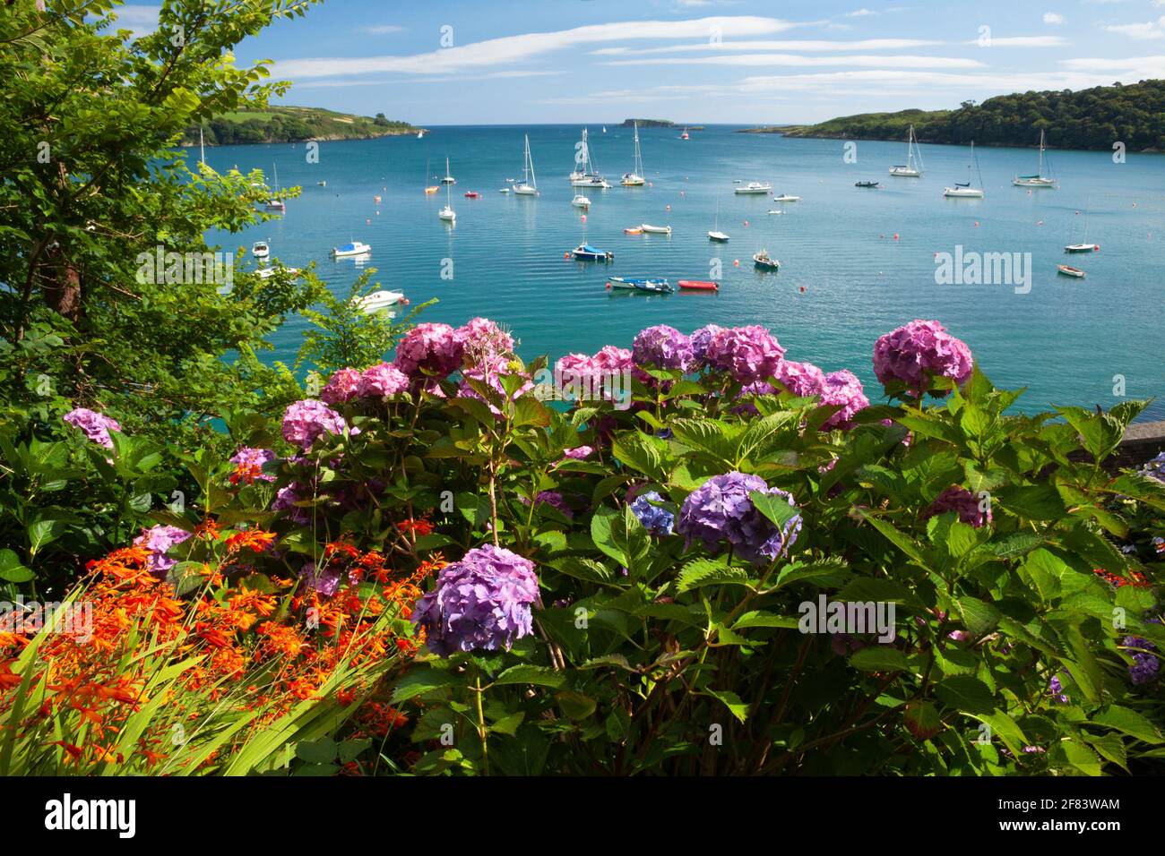 Glandore bay on the Wild Atlantic Way in West Cork in Ireland Stock ...