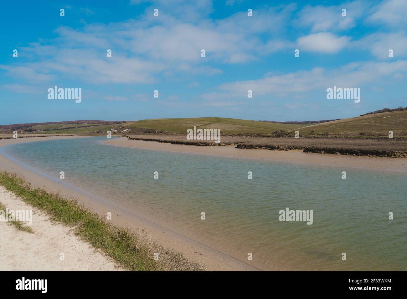 Cuckmere haven river walk hi-res stock photography and images - Alamy