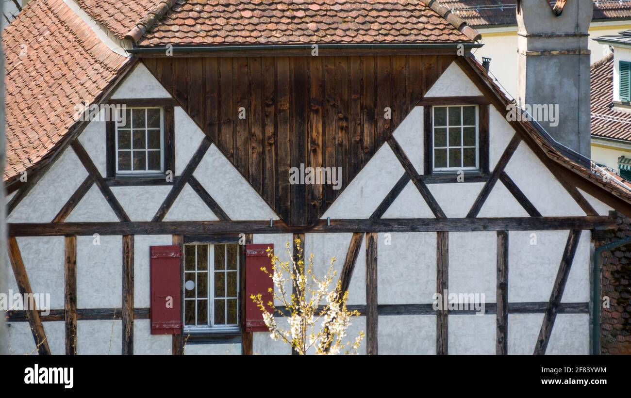 Medieval architecture up close Stock Photo - Alamy