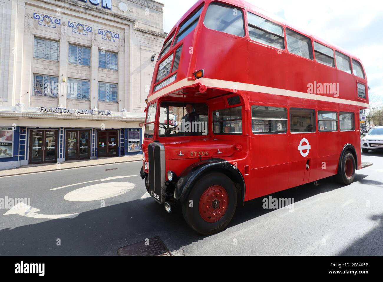 Route 65 Vintage London Bus Running Day, West London, UK, 11 April 2021 ...