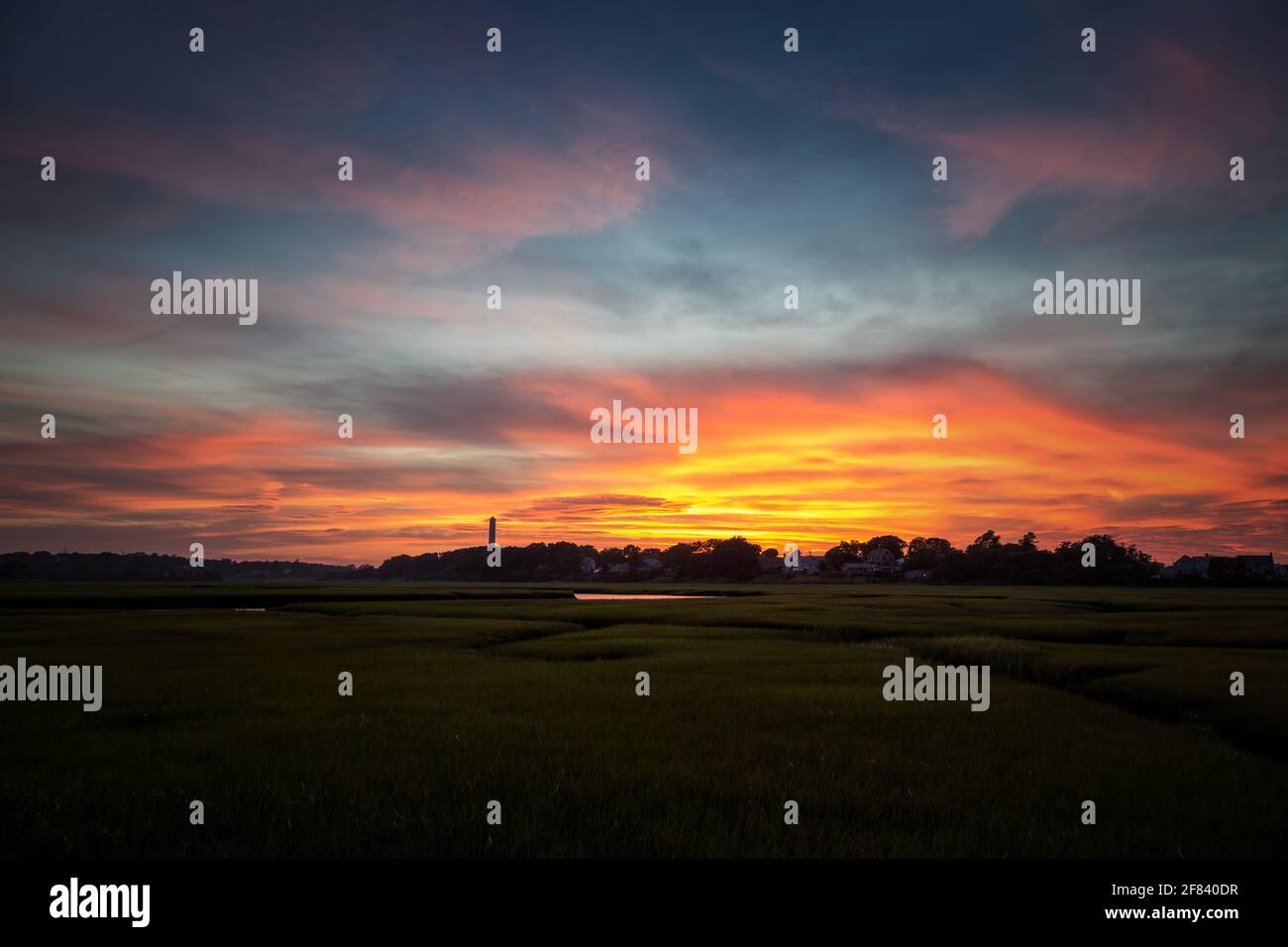 Beautiful Sunset in Cape Cod, Massachusetts Stock Photo - Alamy