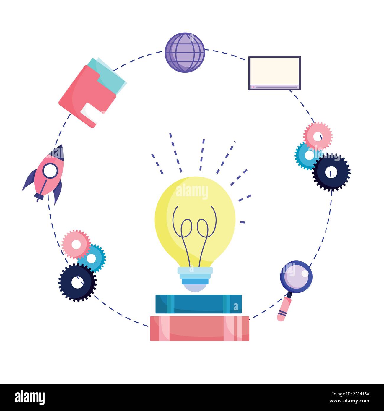 education books academic supplies cartoon Stock Vector Image & Art - Alamy