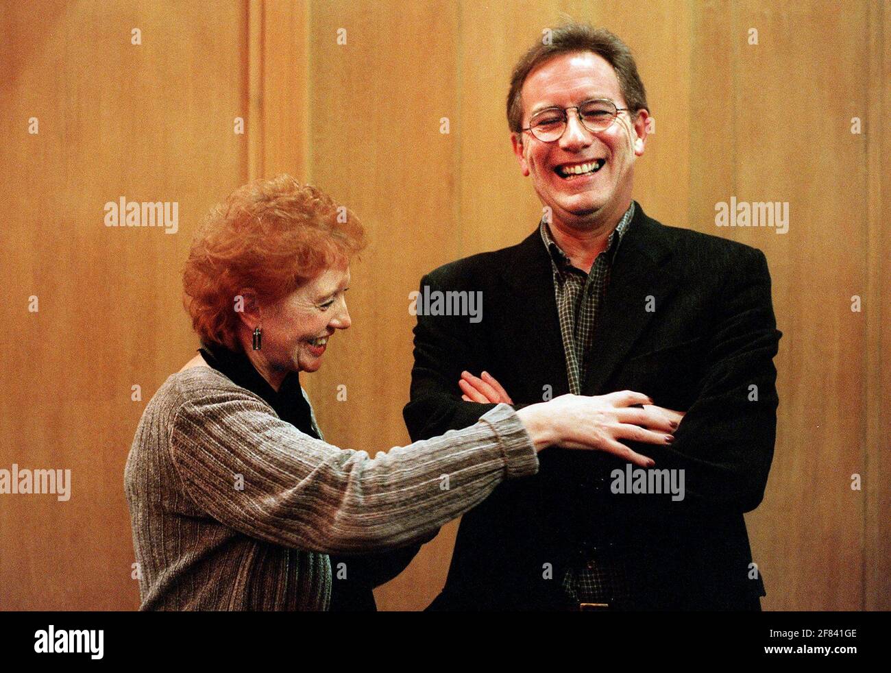 JAMES BOYLE RADIO 4 CONTROLLER AND WIFE NOVEMBER 1998 Stock Photo - Alamy