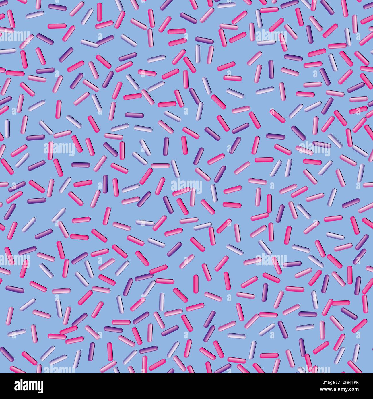 Seamless pattern with candy donut glaze on color background. 3d ...