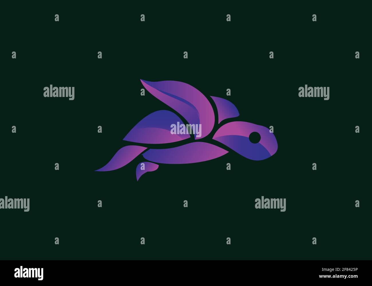 Turtle Logo design Vector Illustration template Stock Vector Image ...