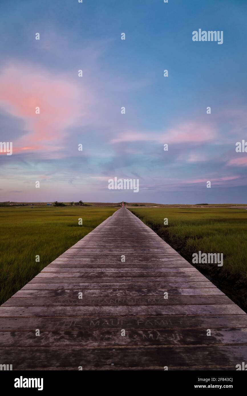 Beautiful Sunset in Cape Cod, Massachusetts Stock Photo - Alamy