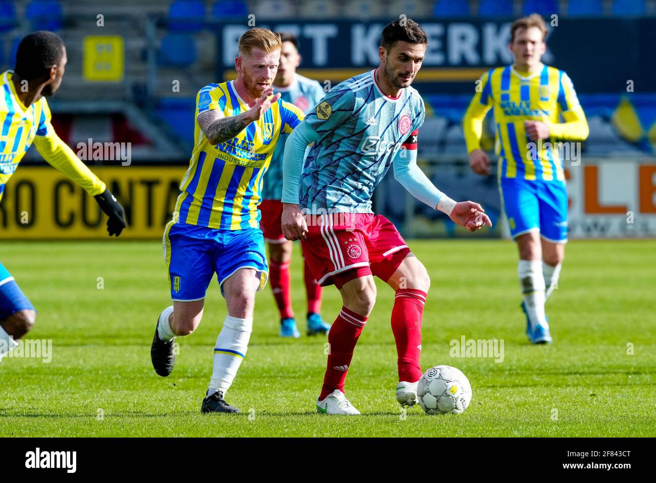WAALWIJK, NETHERLANDS - APRIL 11: Richard van der Venne of RKC Waalwijk ...