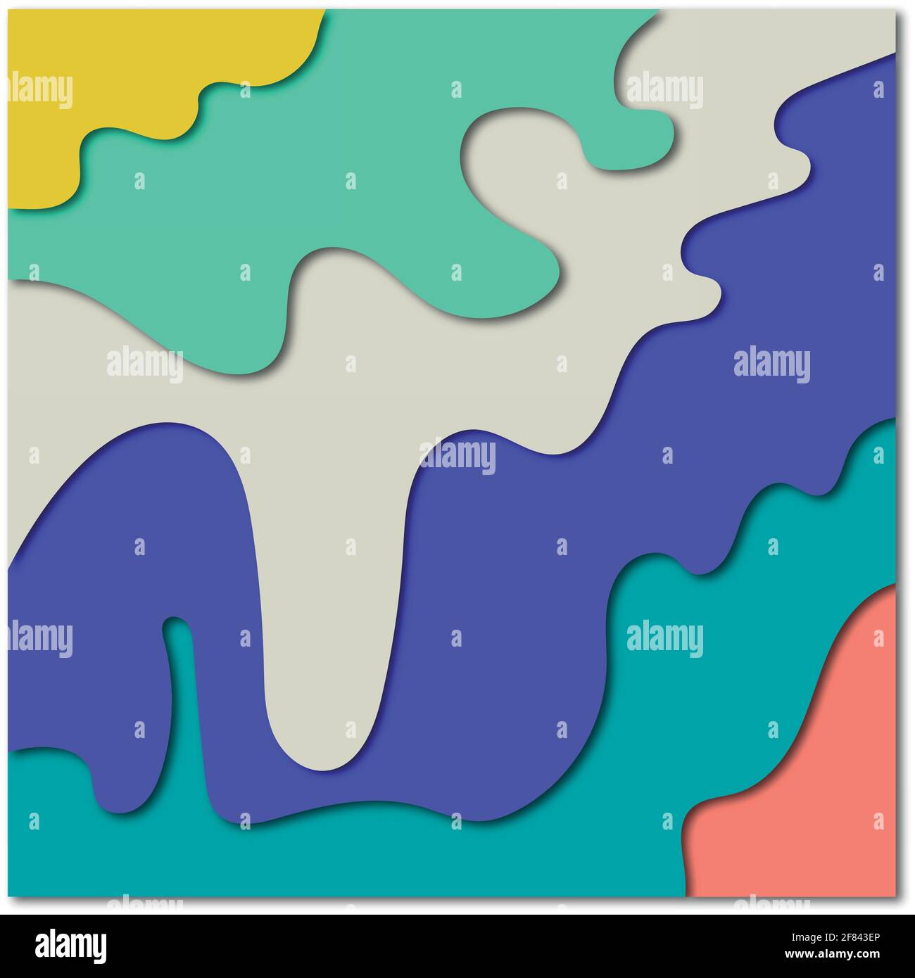 Colored abstract paper cut pattern background. Design concept.Vector ...