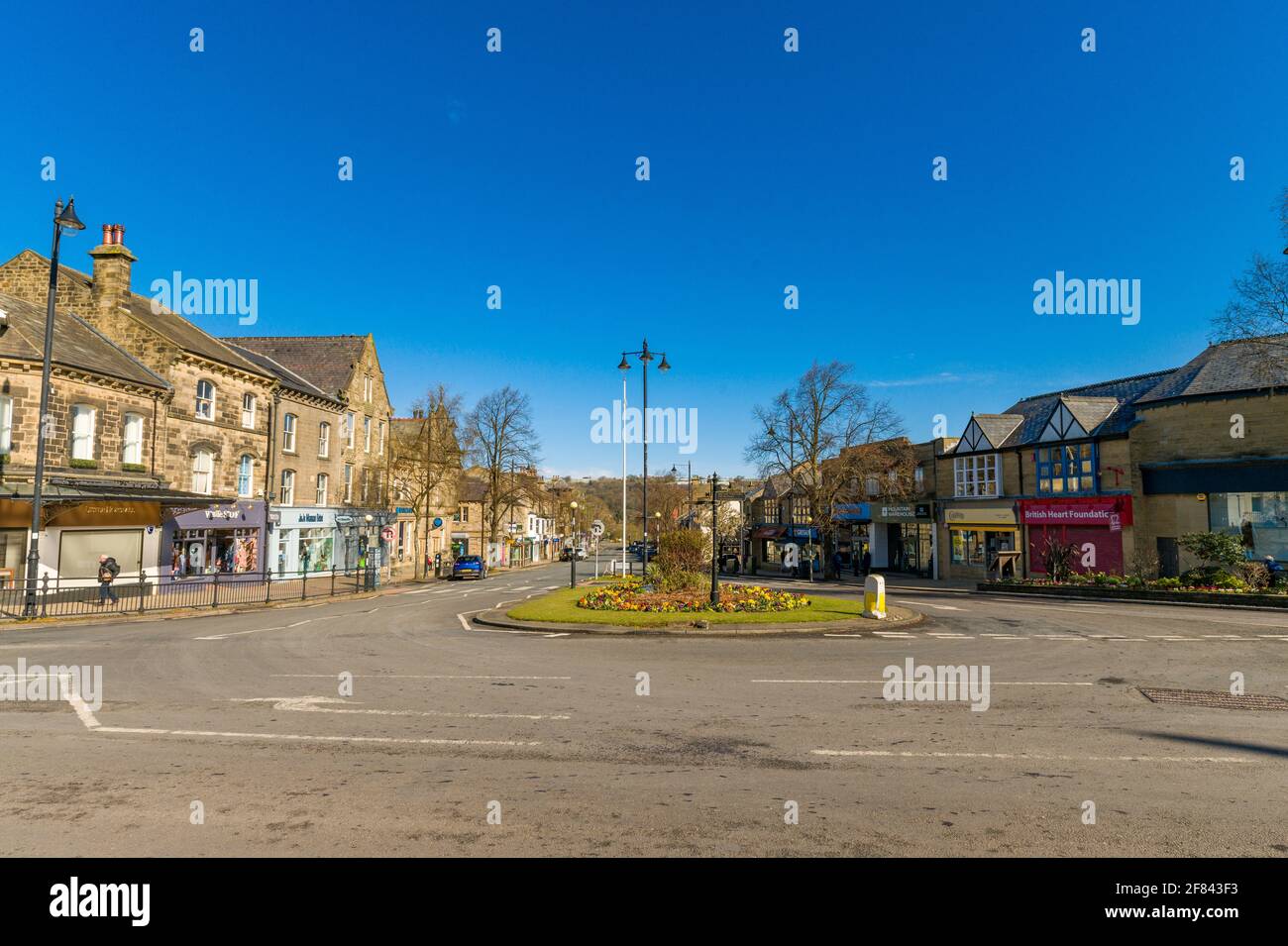 Spring time in Ilkley, West Yorkshire, England Stock Photo - Alamy