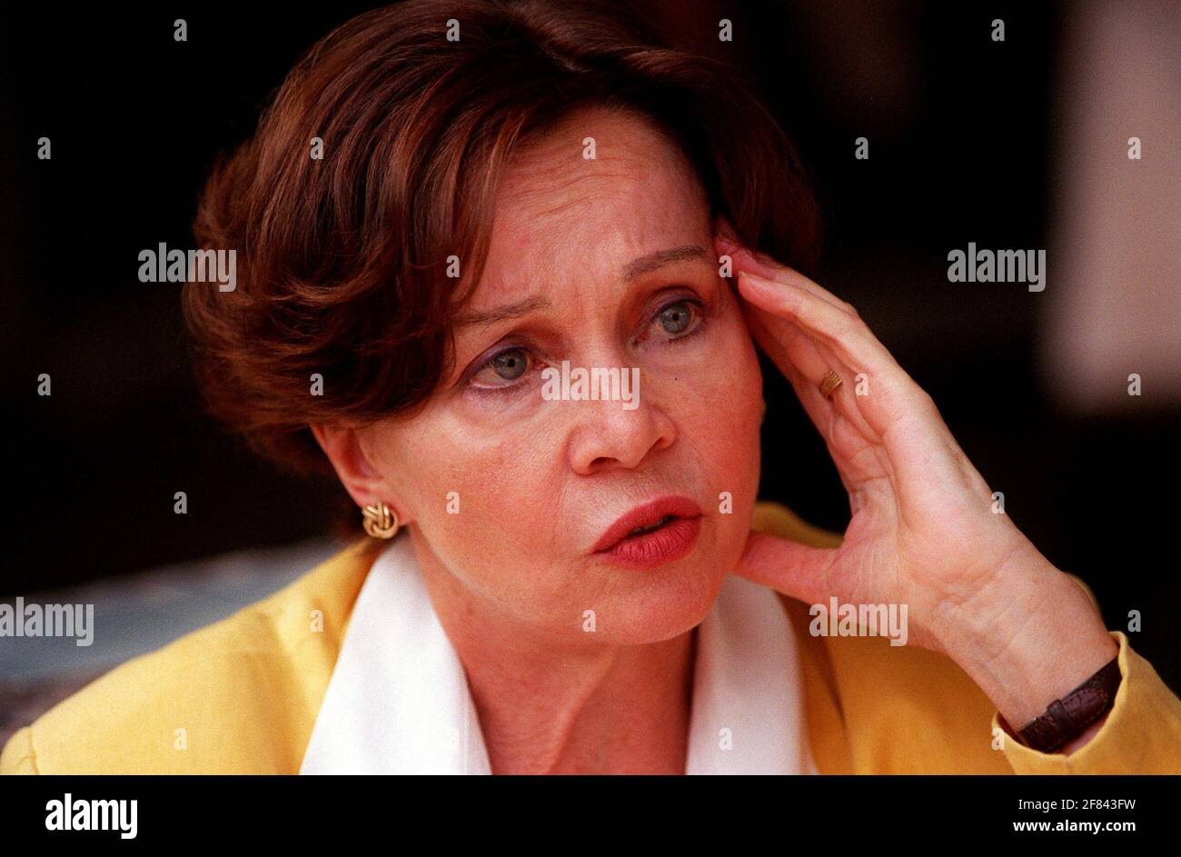 Leslie Caron French actress Stock Photo - Alamy