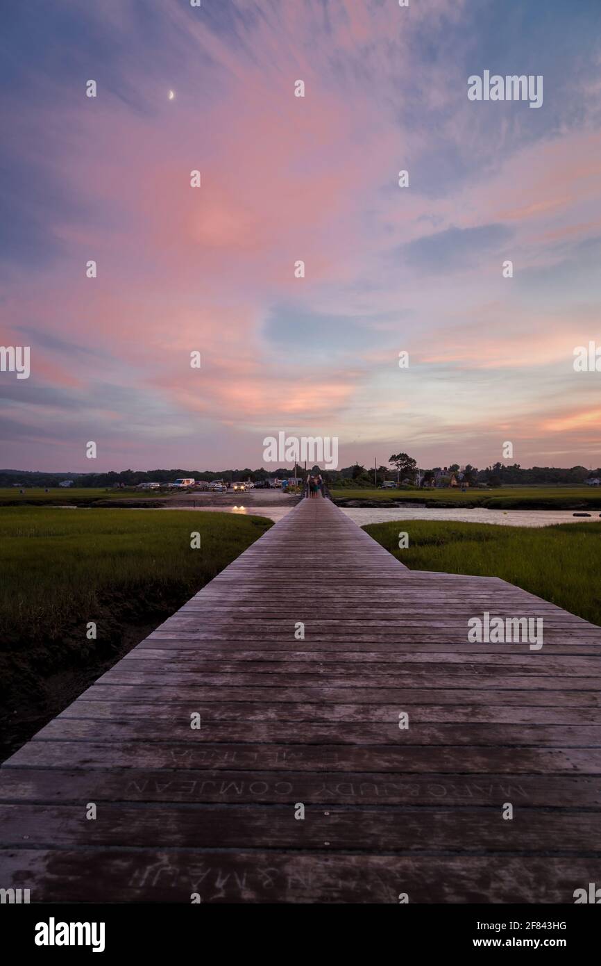 Beautiful Sunset in Cape Cod, Massachusetts Stock Photo - Alamy