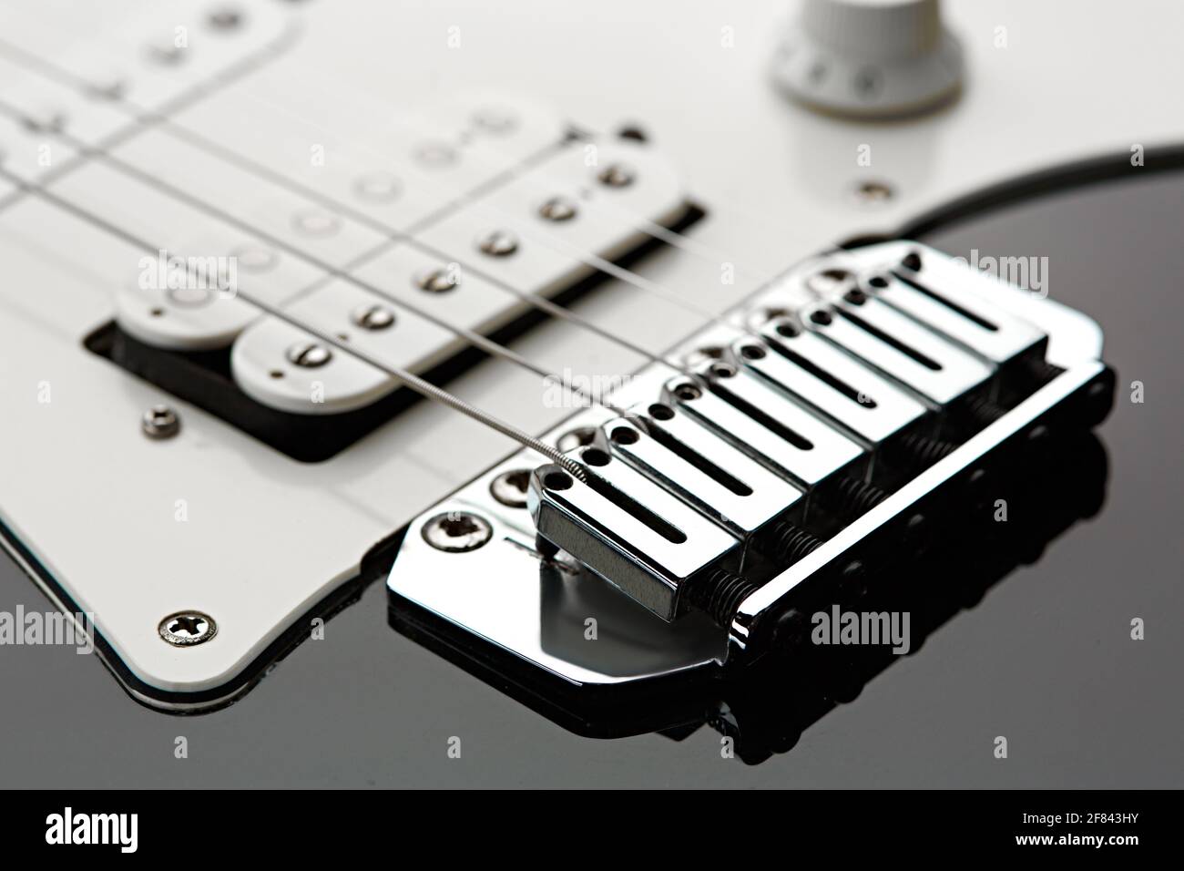 Electric guitar, focus selection on strings Stock Photo - Alamy