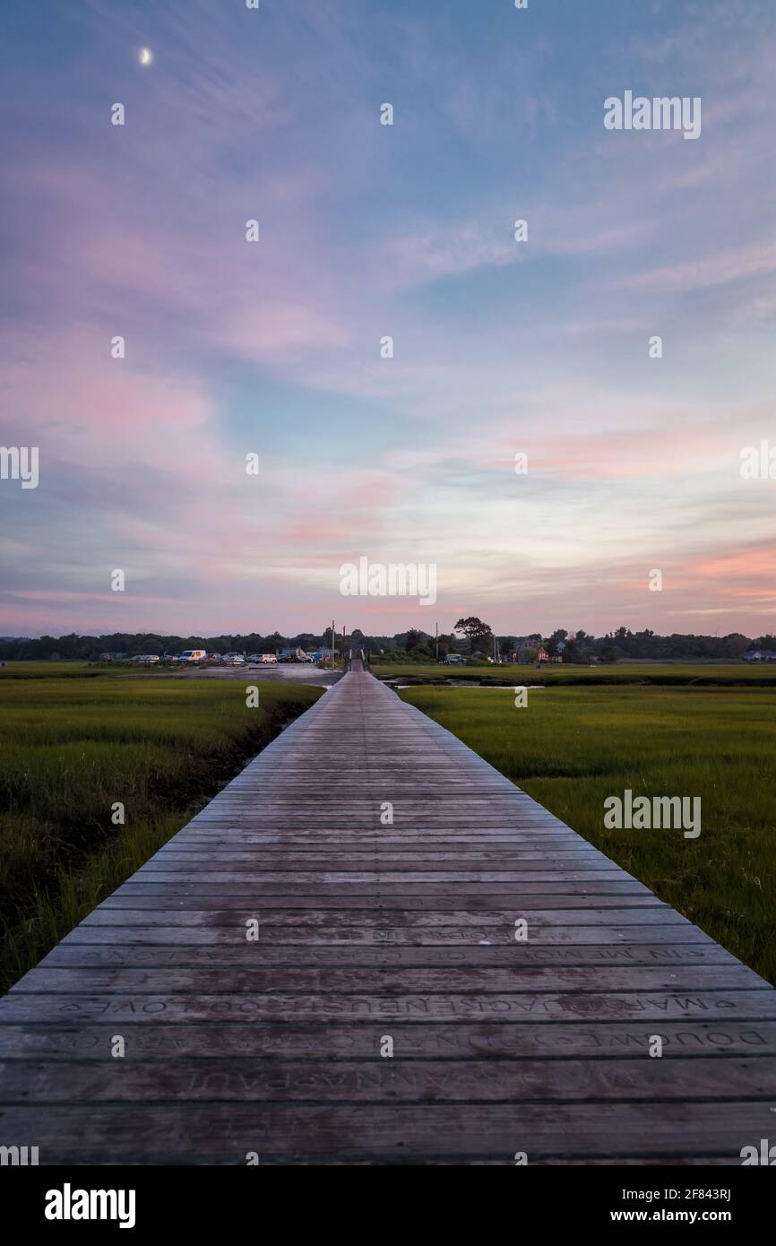 Beautiful Sunset in Cape Cod, Massachusetts Stock Photo - Alamy