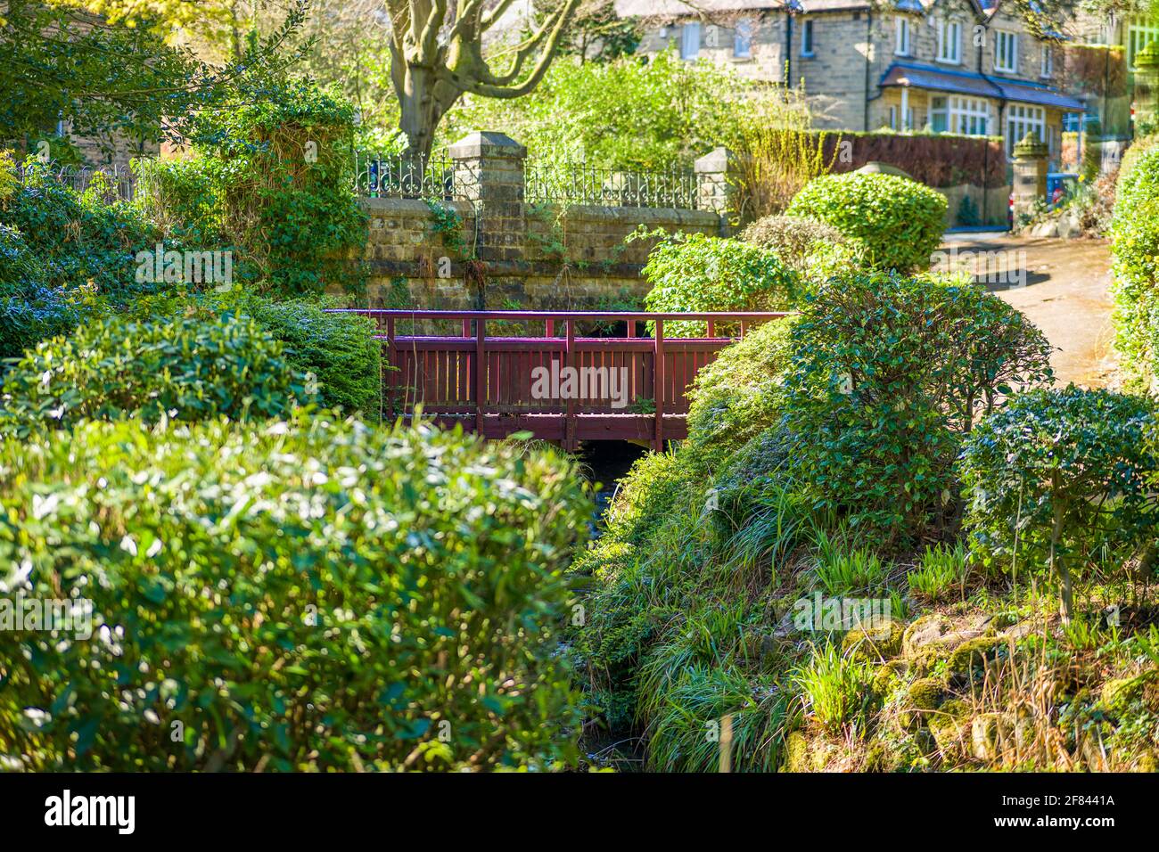 Spring time in Ilkley, West Yorkshire, England Stock Photo - Alamy