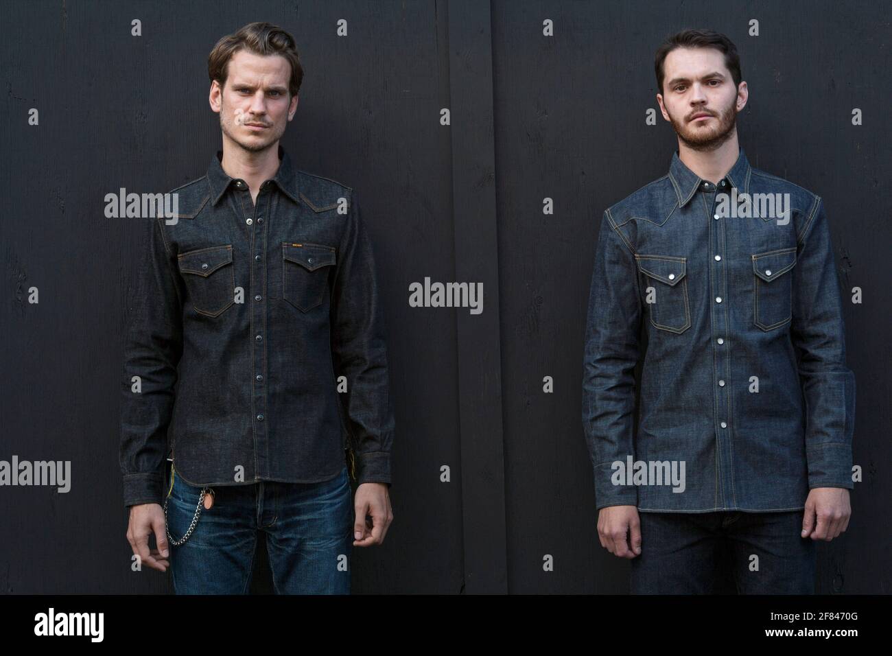 Man in blue shirts hi-res stock photography and images - Alamy