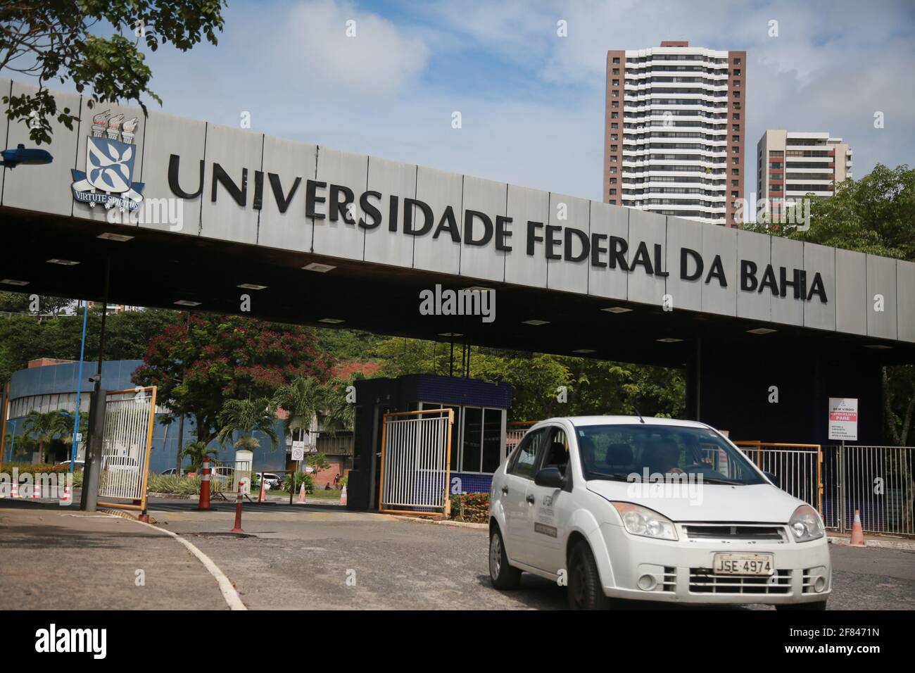 salvador, bahia / brazil - Nov. 28, 2019: View of the entrance gate of ...