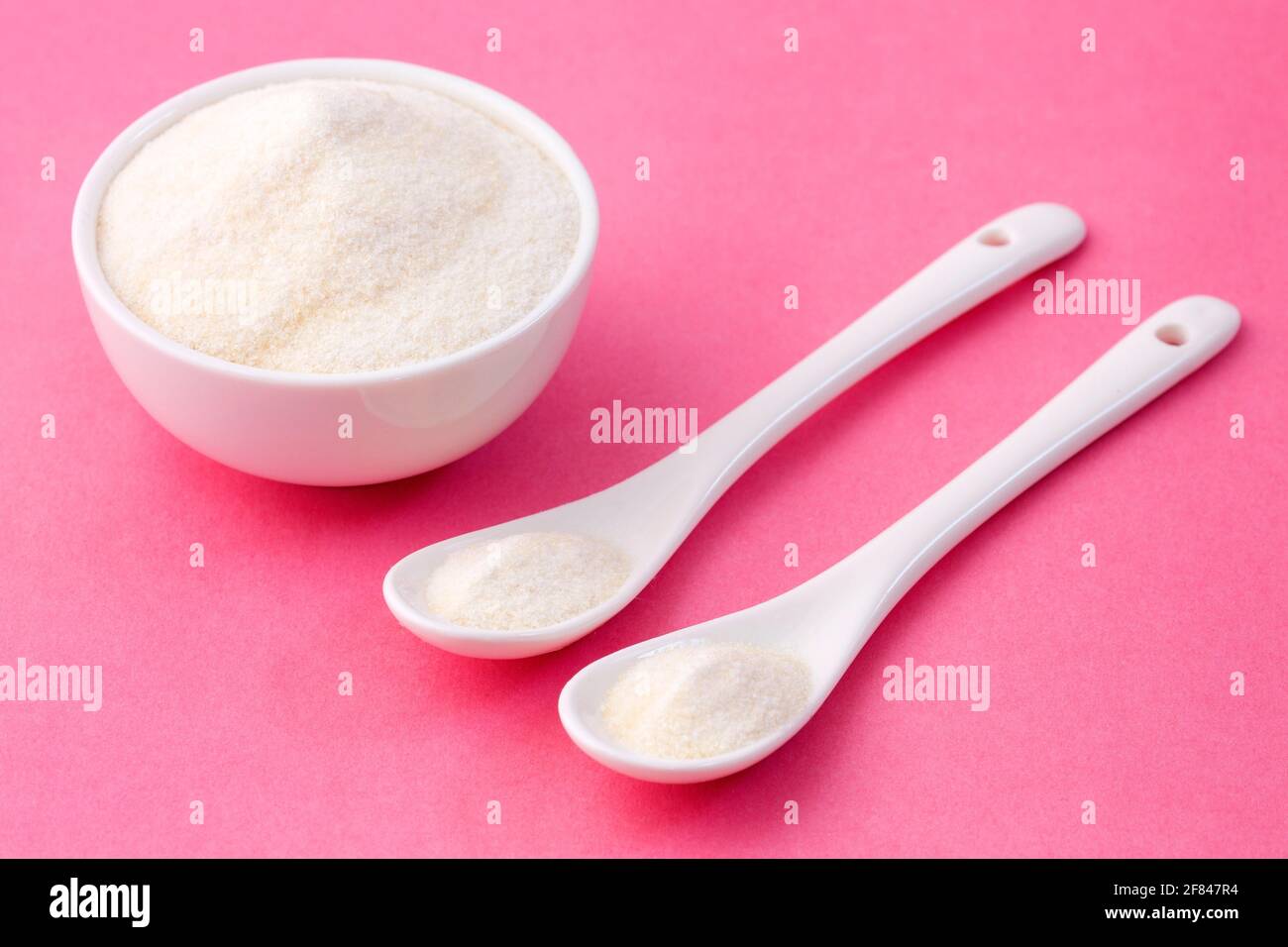 Collagen protein powder - Hydrolyzed Stock Photo - Alamy