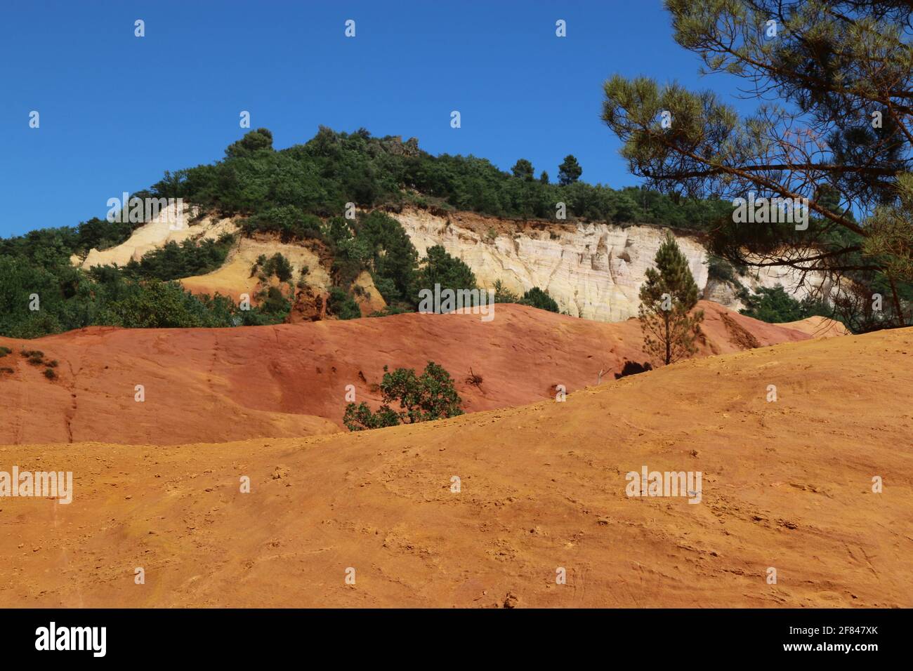 Frankreich Colorado Rustrel Provence Stock Photo - Alamy