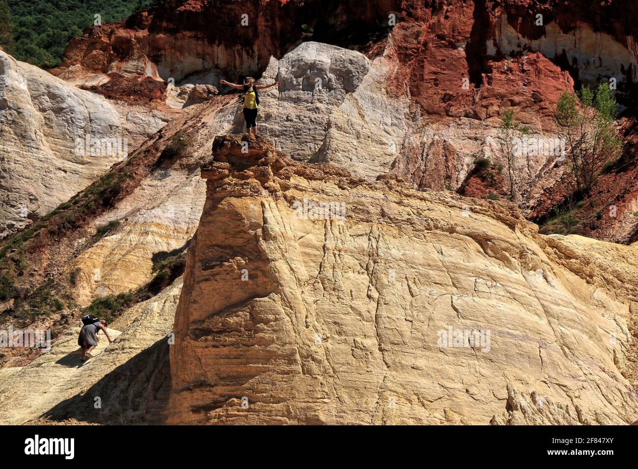 Frankreich Colorado Rustrel Provence Stock Photo - Alamy