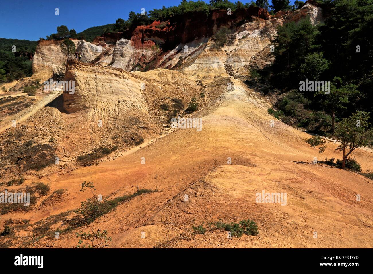 Frankreich Colorado Rustrel Provence Stock Photo - Alamy