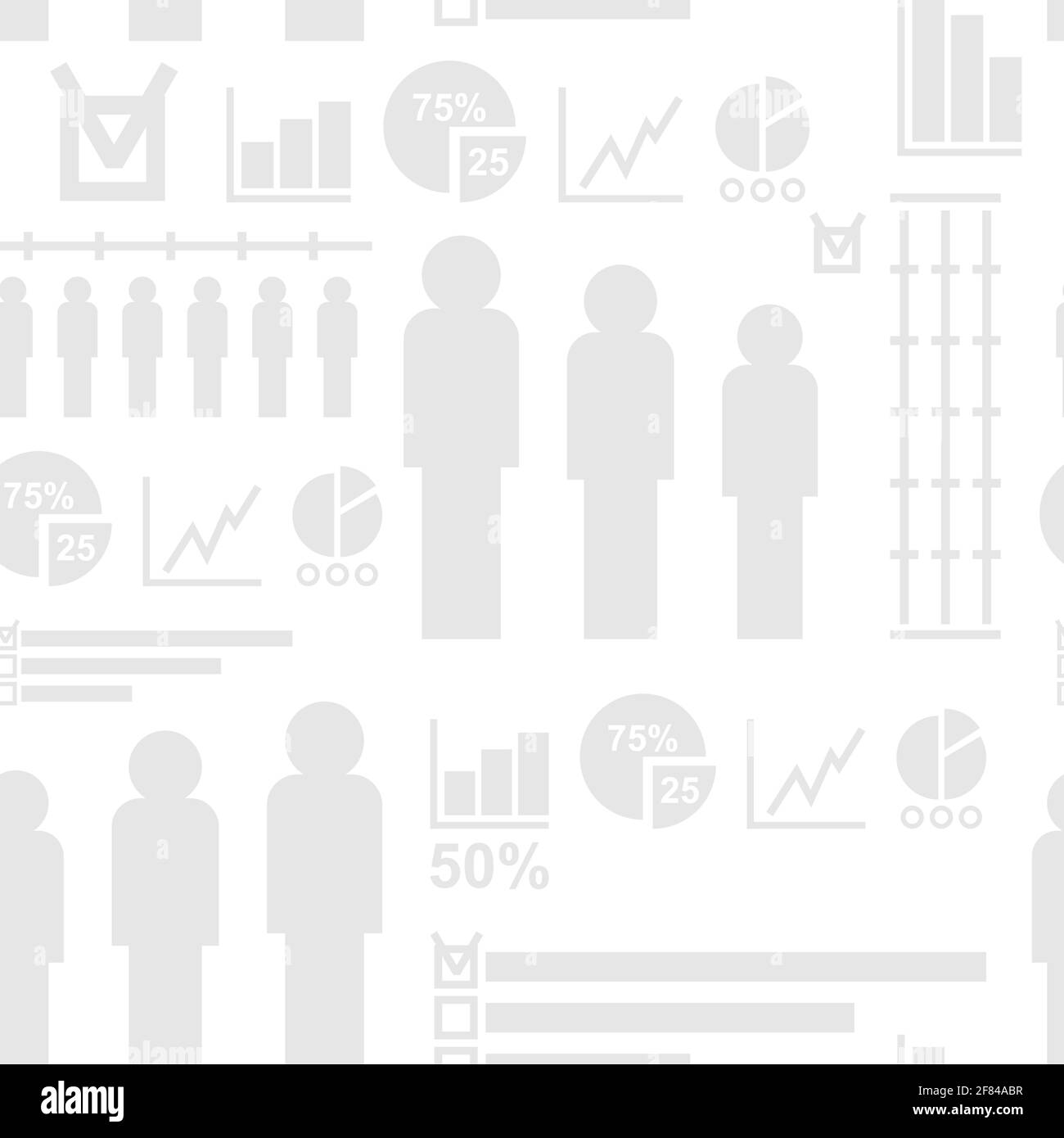 Statistics pattern seamless. Graph and chart background. vector texture ...