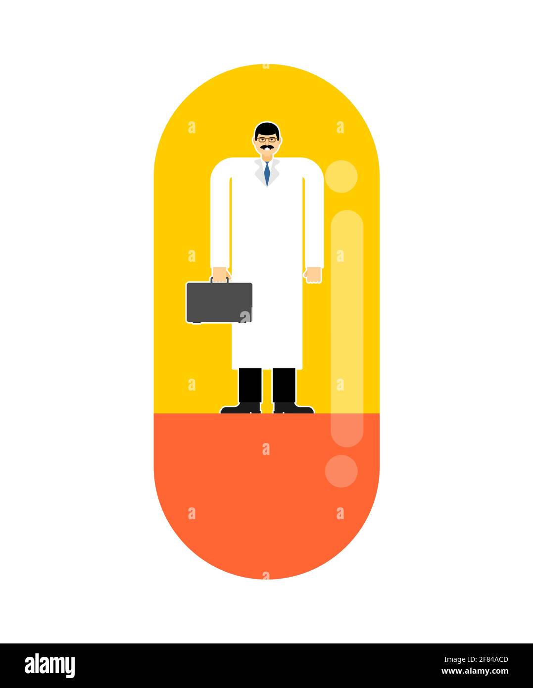 Pills inside capsule Stock Vector Images - Alamy