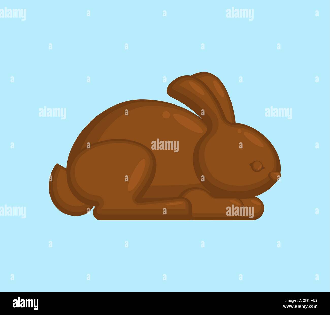 Chocolate bunny Stock Vector Images - Alamy
