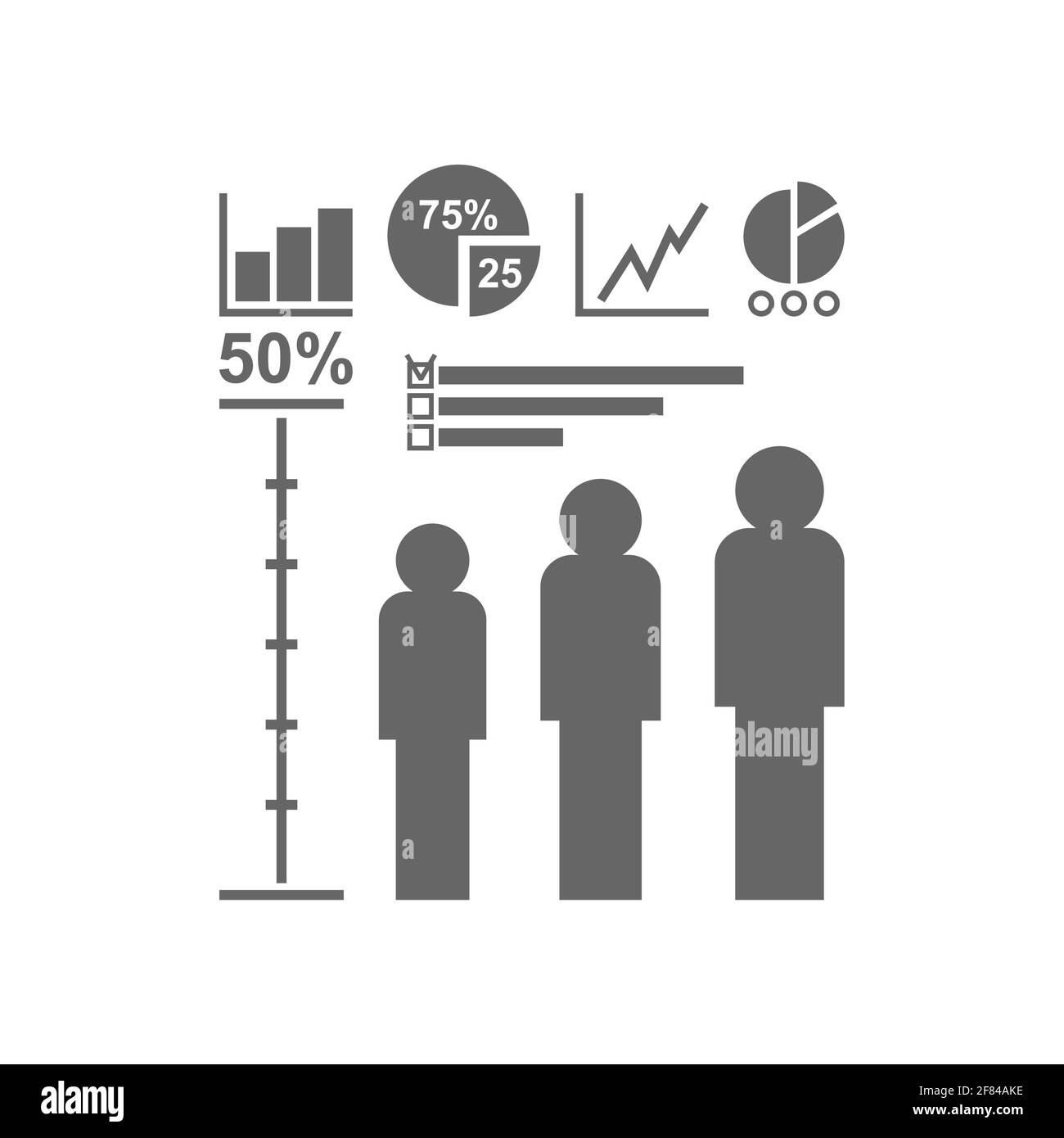 Statistics Graph and chart. vector illustration Stock Vector Image ...