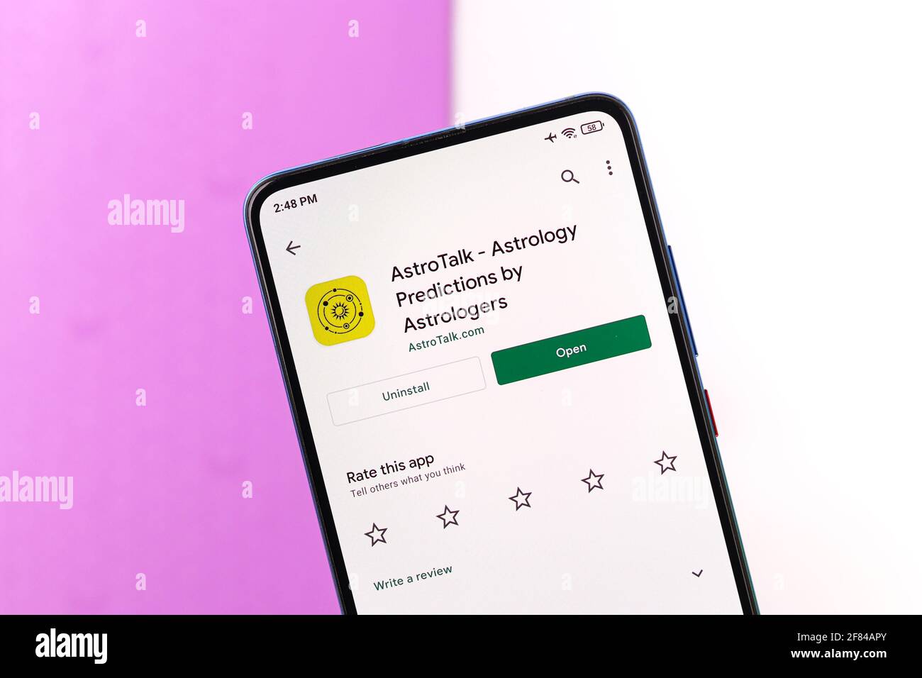 Astrotalk logo hi-res stock photography and images - Alamy