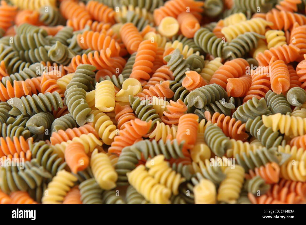 Colourful pasta, background image, studio shot, food photography ...