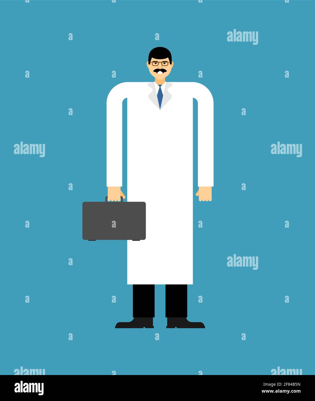 Science white coat Stock Vector Images - Alamy